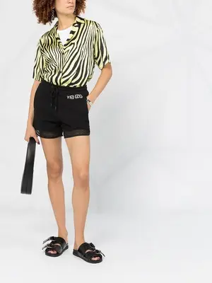 Kenzo Mesh Trimmed Shorts