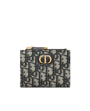 Dior 30 Montaigne Dahlia Wallet - Black