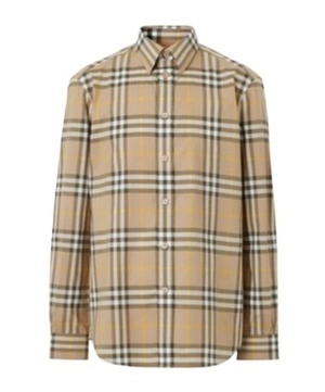 Burberry Check-pattern Cotton Shirt