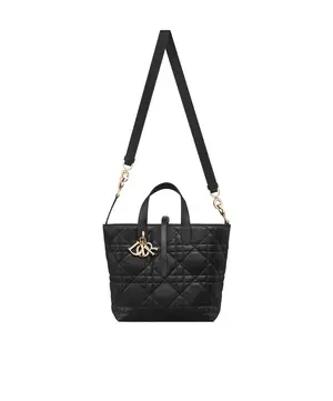 Dior Medium Vertical Tote Bag - Black