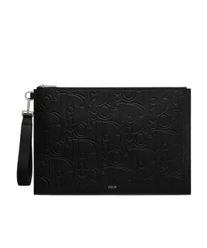 Dior A4 Pouch - Black