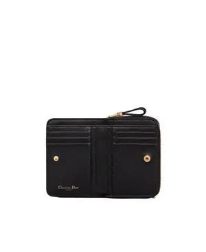 Dior Caro Compact Zipped Wallet