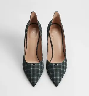 Dior Wing Pump With Check 'n' Pattern