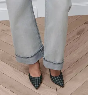 Dior Wing Pump With Check 'n' Pattern
