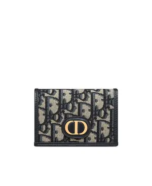 Dior 30 Montaigne Xs Wallet - Blue