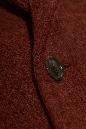 Etro Wool Coat With Single Vent