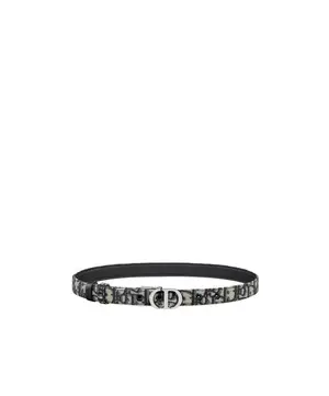 Dior 30 Montaigne Reversible Belt - Blue