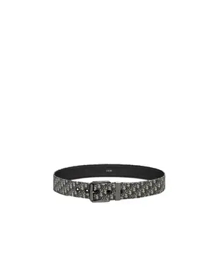 Dior Monogrammed Belt With Clasp Detail