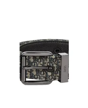 Dior Monogrammed Belt With Clasp Detail