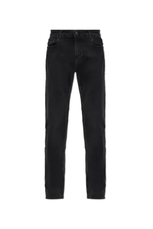 Etro Jeans With Embroidered Logo - Black