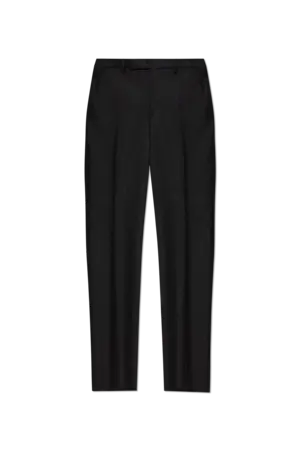 Paul Smith Wool And Cashmere Blend Pleat-front Trousers