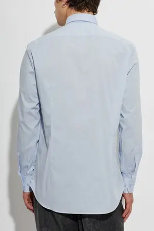 Etro Cotton Shirt With Embroidered Logo