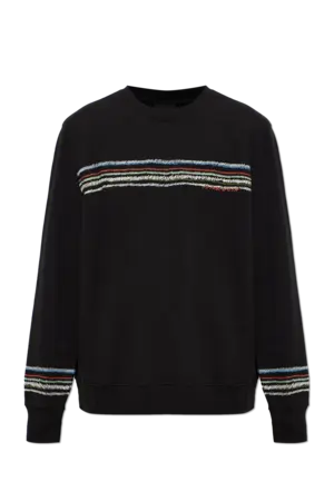 Paul Smith Sweatshirt With Embroidered Logo - Black