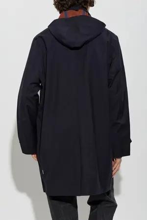 Paul Smith Wool Coat With Detachable Hood