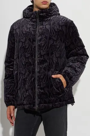 Etro Oversized Velour Paisley Jacket
