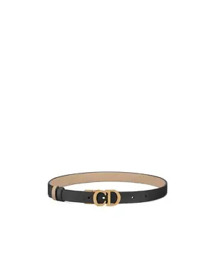 Dior Reversible Saddle Belt - Nude