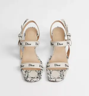 Dior Heeled Sandal With Straps