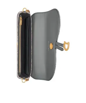 Dior Saddle Pouch With Chain