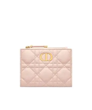 Dior Caro Dahlia Wallet - Pink