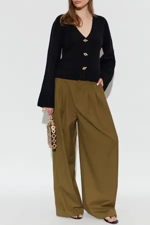 Cult Gaia Jos' Wool Cropped Cardigan