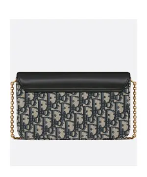 Dior Medium Saddle Pouch With Chain