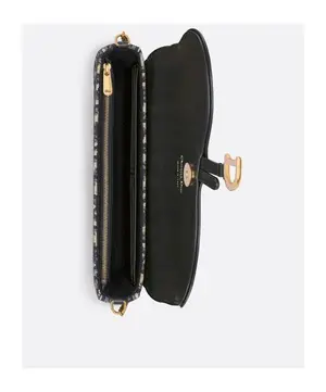 Dior Medium Saddle Pouch With Chain