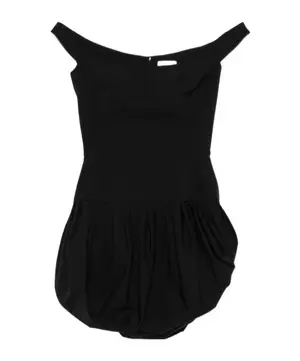 Magda Butrym Off-shoulder Gathered Mini Dress