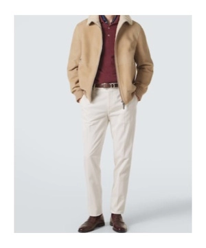Brunello Cucinelli Shearling-lined Suede Bomber Jacket