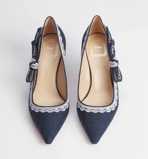 Dior J'a Pump With Lace Detail