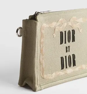 Dior A5 Triangle Pouch - Nude