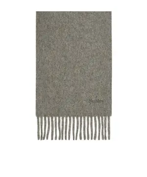 Max Mara Tassel Scarf - Medium Gray