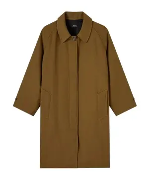 A.p.c. Spread Collar Raglan Sleeve Coat