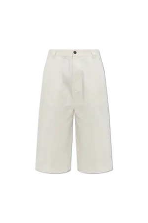 ADIDAS ORIGINALS Wide-leg Denim Shorts - White