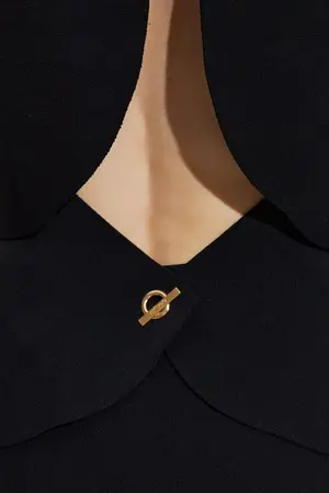 Cult Gaia Romin" High Neck Top With Back Cut-out - Black