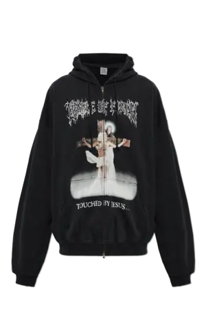 Vetements Sweatshirt With Print - Black
