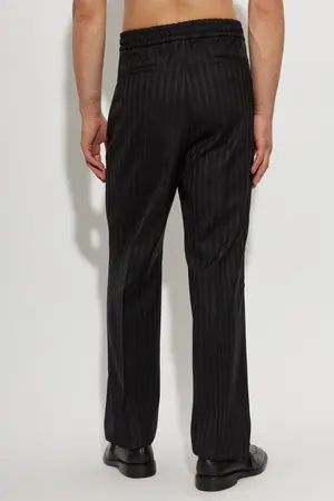 Versace Wool Pleated Trousers