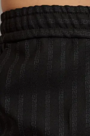 Versace Wool Pleated Trousers