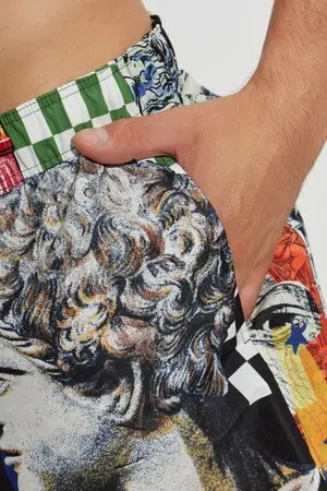 Versace Swim Shorts With Print