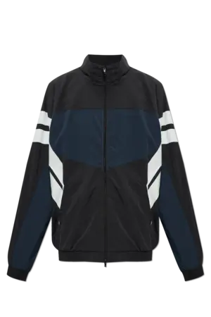 Vetements Paneled Zip-up Bomber Jacket - Black