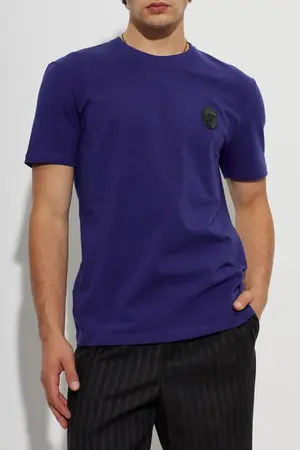 Versace Cotton T-shirt With Patch