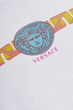 Versace Cotton T-shirt With Print