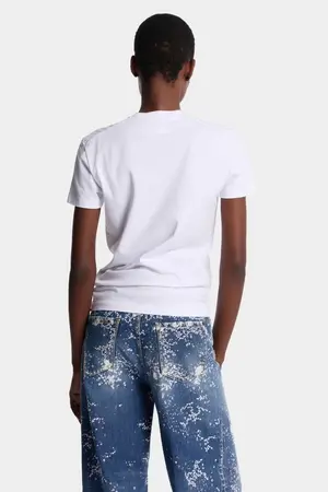 Dsquared2 Ski Pass Just Right Fit T-shirt - White