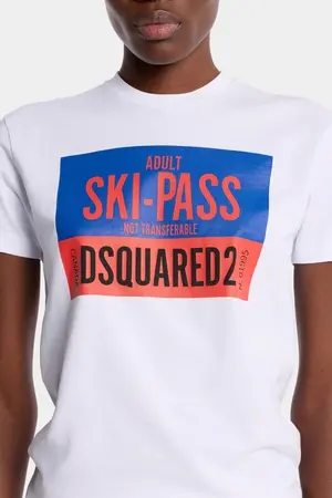 Dsquared2 Ski Pass Just Right Fit T-shirt - White