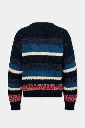 Dsquared2 Striped Wool Blend Pullover