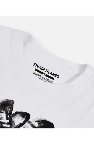 PAPER PLANES Double Flower Graphic T-shirt
