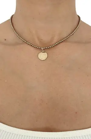 HOUSE OF OLIA Coin Pendant Necklace