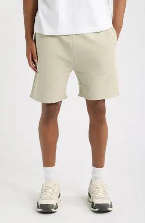 PAPER PLANES Script French Terry Relaxed Fit Shorts