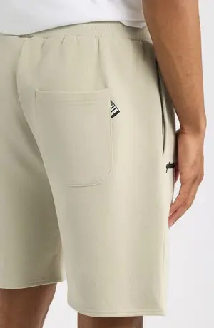PAPER PLANES Script French Terry Relaxed Fit Shorts