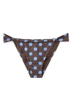 Mango Polka Dot Bikini Bottoms - Chocolate