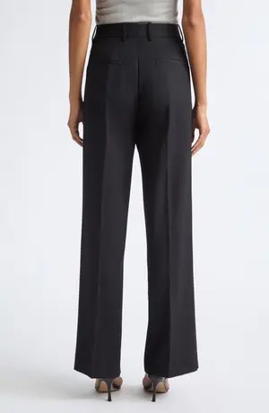 Helmut Lang Belted Wool Gabardine Pants